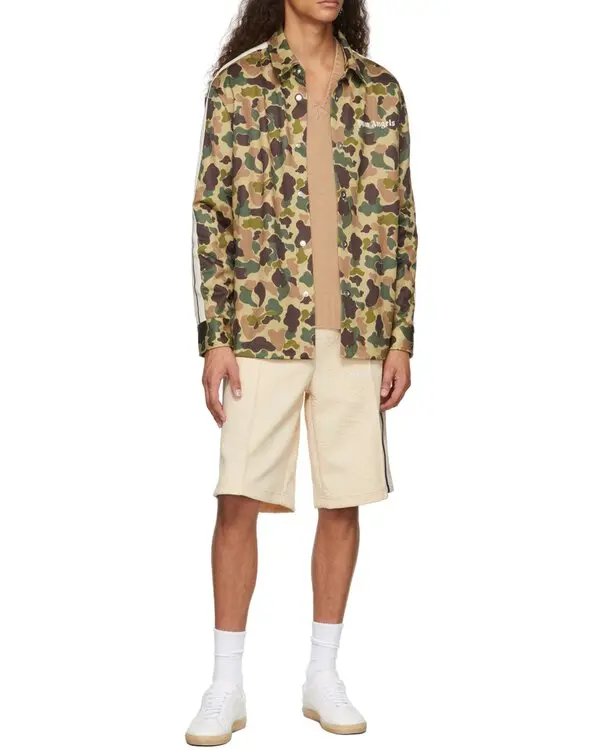 Palm Angels Camouflage-print Track Shirt