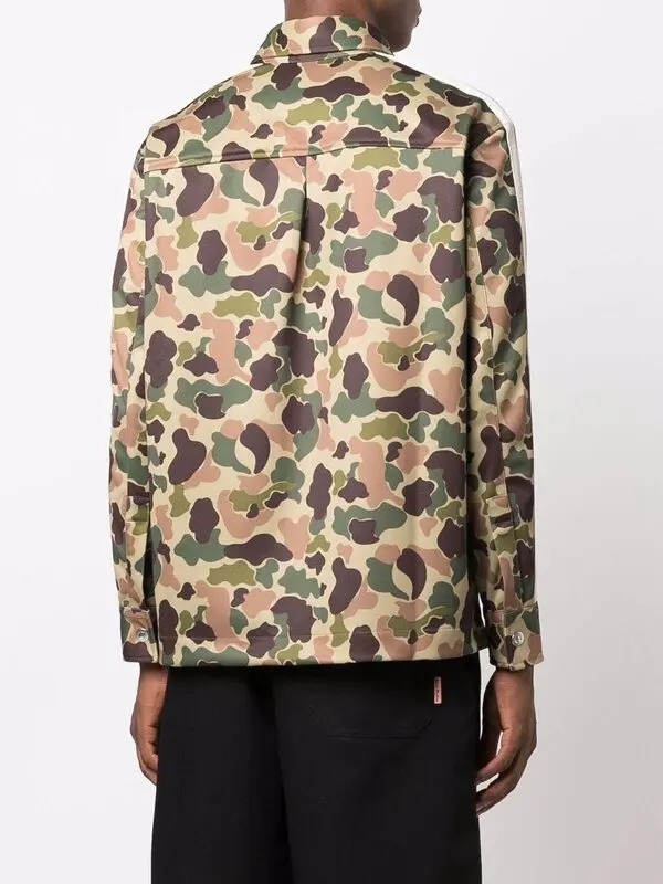 Palm Angels Camouflage-print Track Shirt