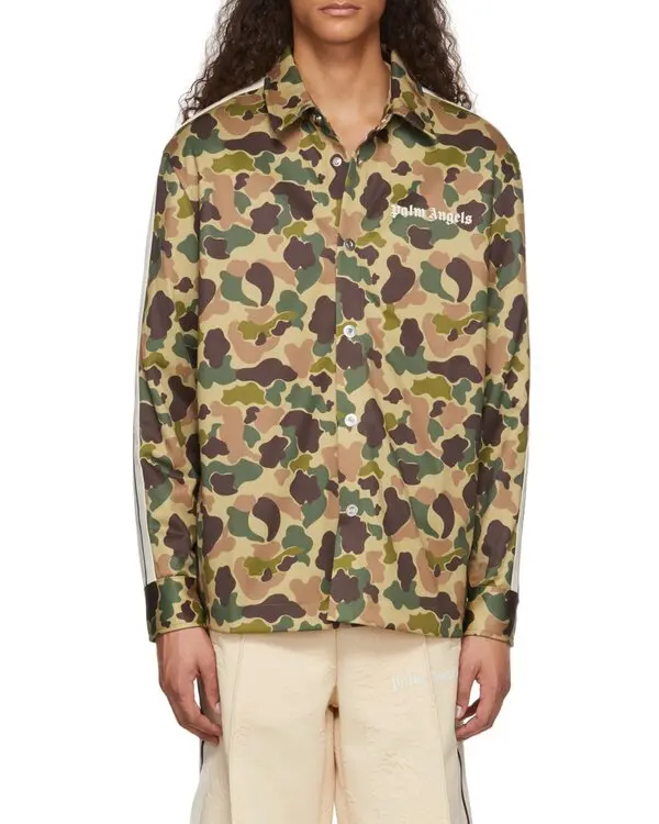 Palm Angels Camouflage-print Track Shirt