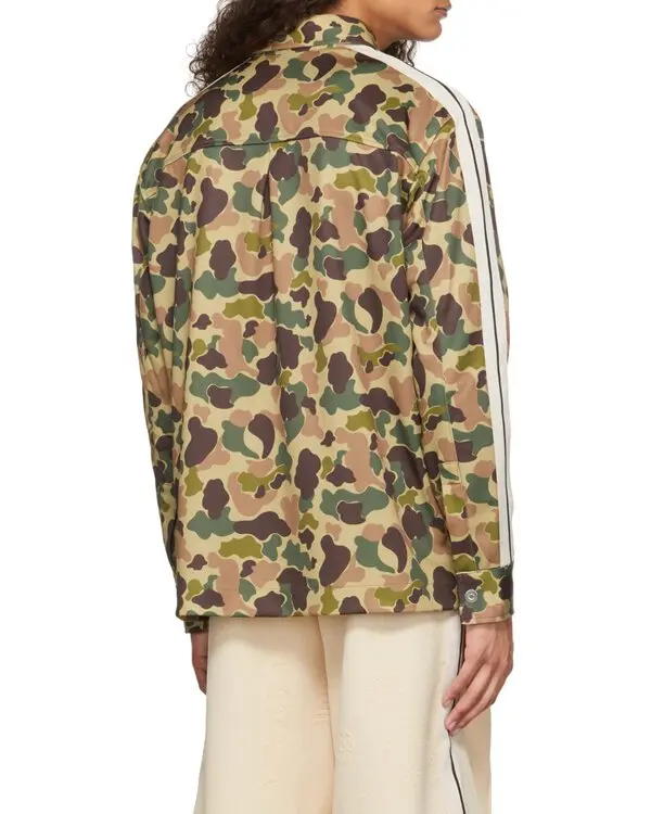 Palm Angels Camouflage-print Track Shirt