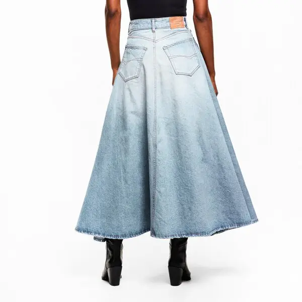 Balenciaga A-line Maxi Skirt