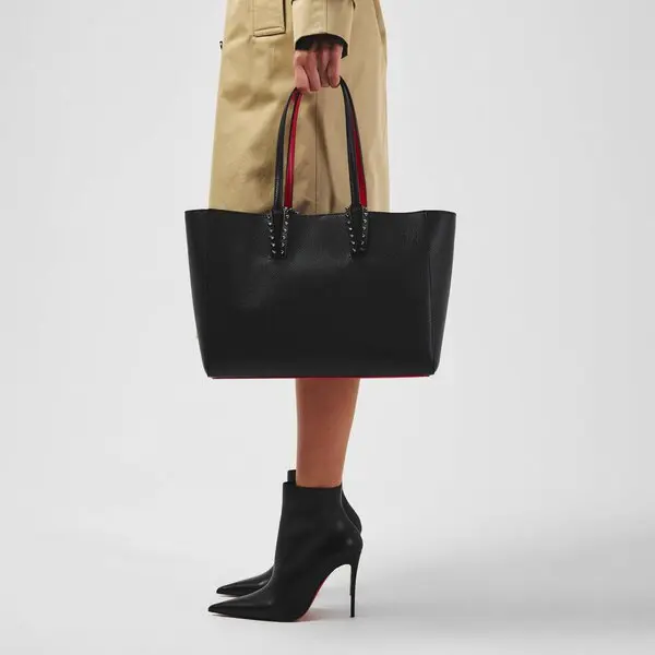 CHRISTIAN LOUBOUTIN Tote Bag With Stud Embellishments - Black