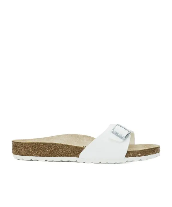 BIRKENSTOCK Open Toe Buckle Detail Slippers