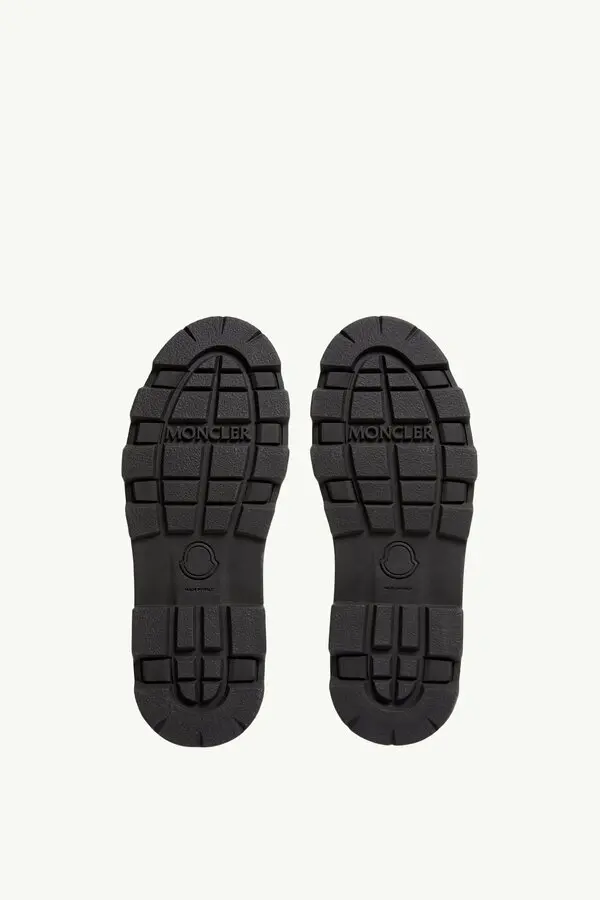 Moncler Vera High Suede Shearling Lace-up Boots