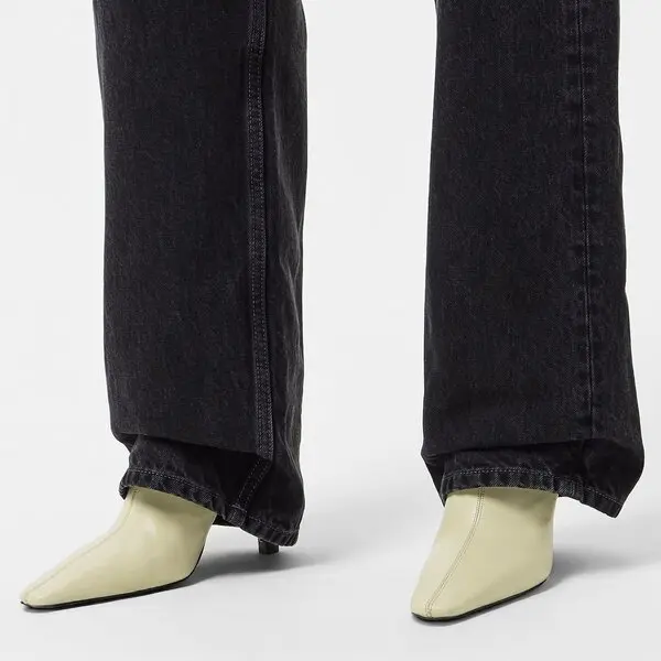 Saint Laurent Jill Zipper Ankle Boots