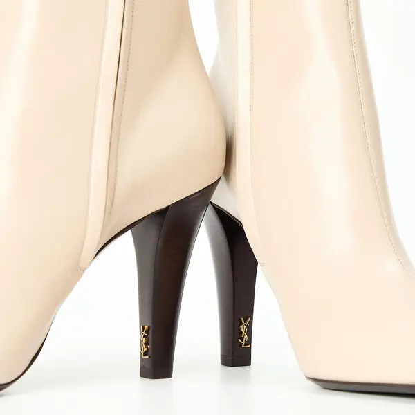Saint Laurent Jill Zipper Ankle Boots