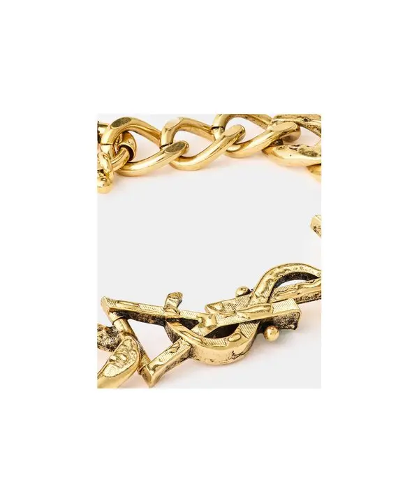 Saint Laurent Brass Chain Bracelet