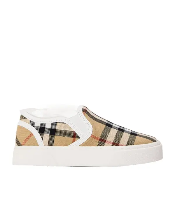 Burberry Check Slip-on Sneakers