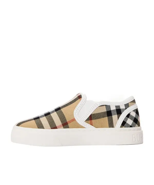 Burberry Check Slip-on Sneakers