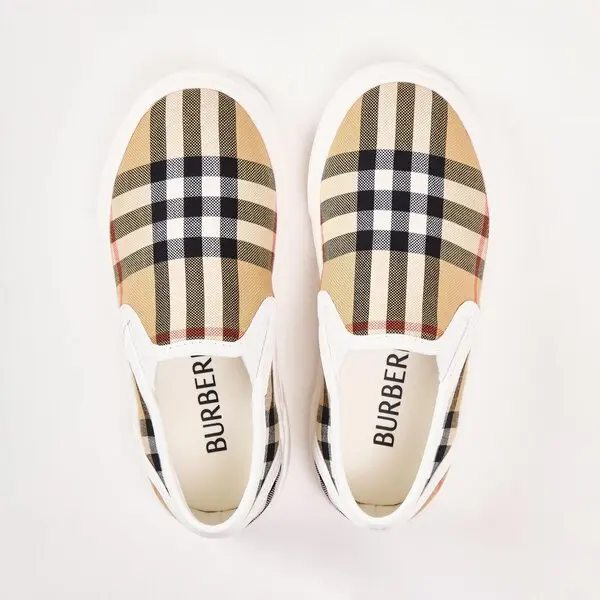 Burberry Check Slip-on Sneakers