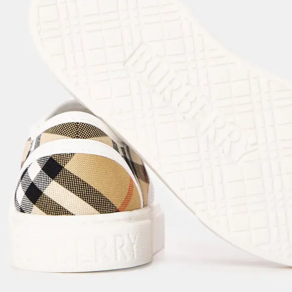 Burberry Check Slip-on Sneakers