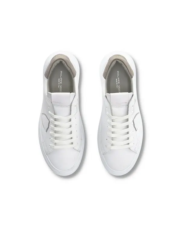 Philippe Model Temple Lace-up Sneakers - Whitish Grey