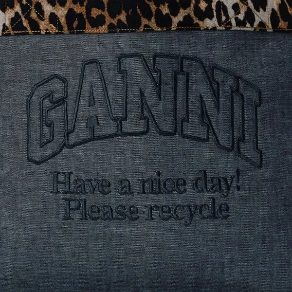 GANNI Large Capacity Tote Bag