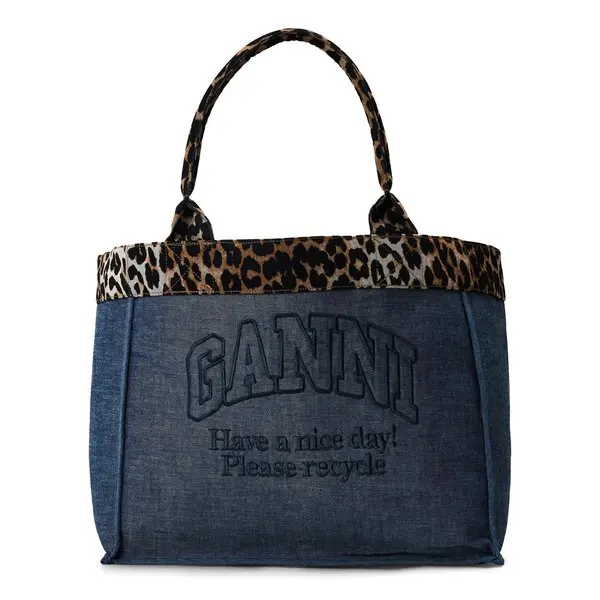 GANNI Large Capacity Tote Bag