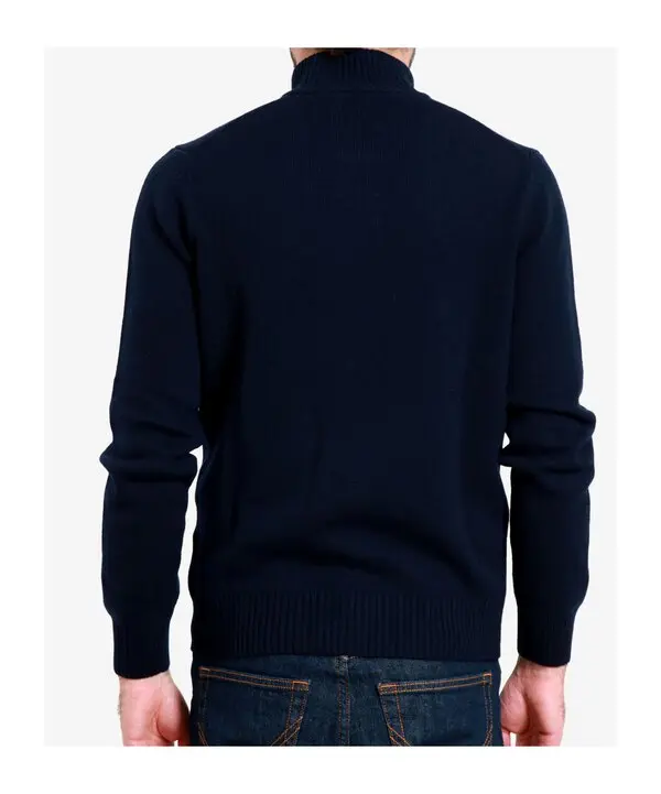 GRAN SASSO Zippered Knit Cardigan