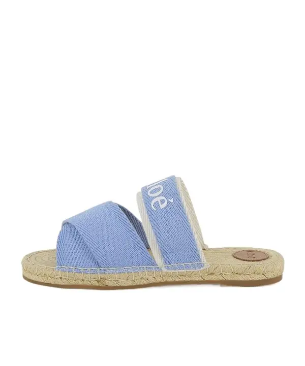 Chloé Logo Detail Flat Sandals