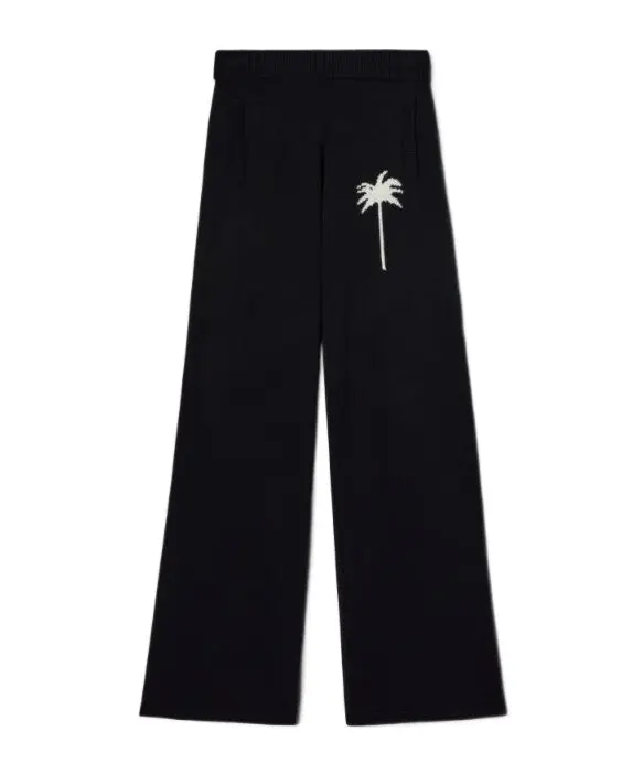 Palm Angels Palm Tree Knitted Trousers