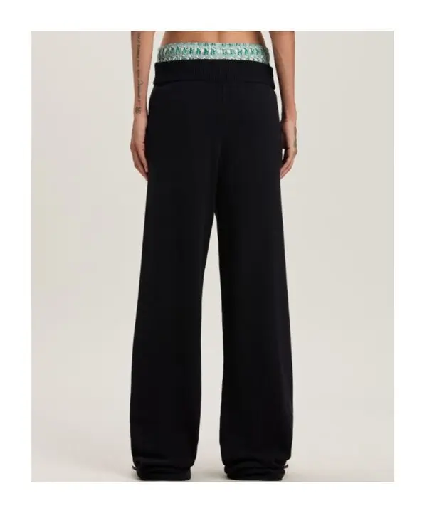 Palm Angels Palm Tree Knitted Trousers