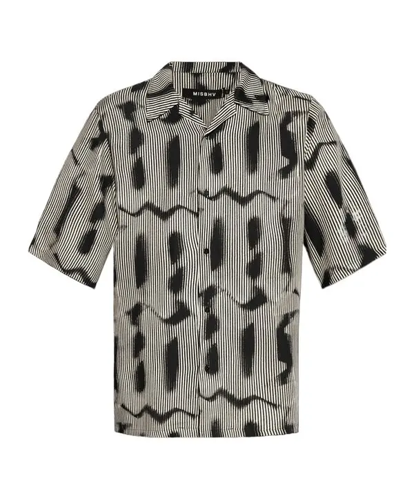MISBHV Short-sleeved Patterned Shirt - Grey