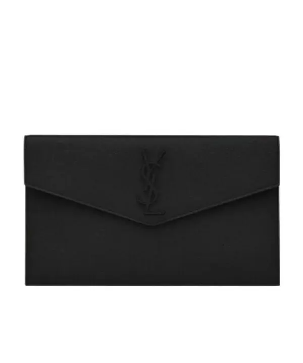 Saint Laurent Updown Logo Plaque Pouch