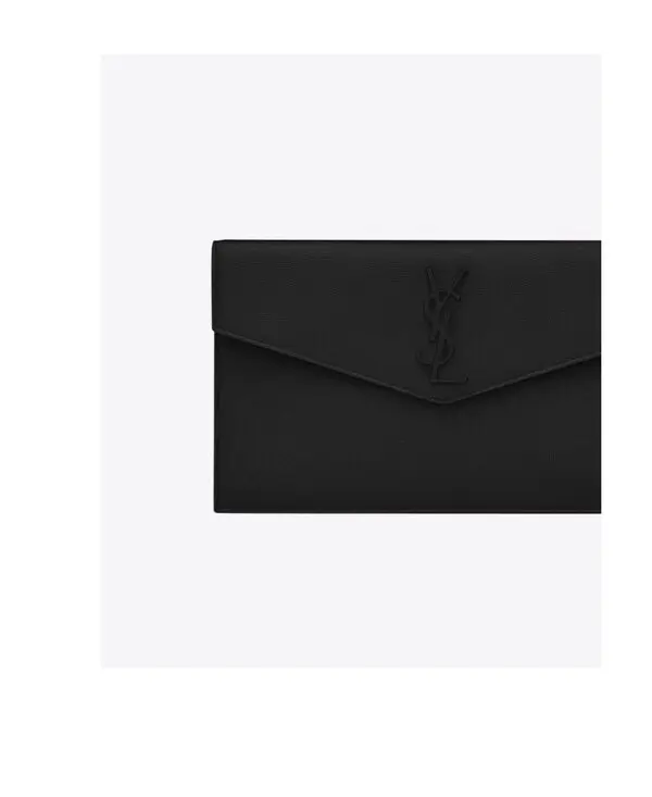 Saint Laurent Updown Logo Plaque Pouch