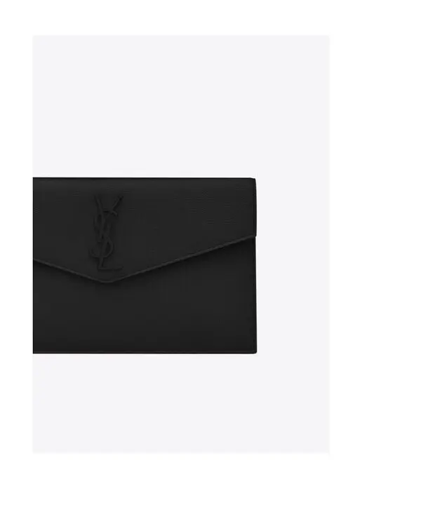 Saint Laurent Updown Logo Plaque Pouch