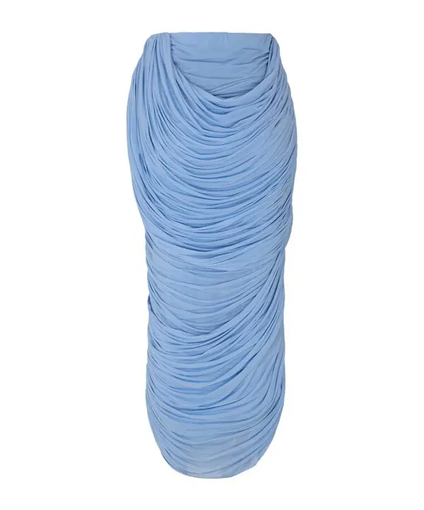 Magda Butrym Ruched Midi Skirt