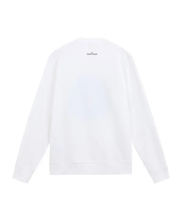 Stone Island Compass Detailed Crewneck Sweatshirt