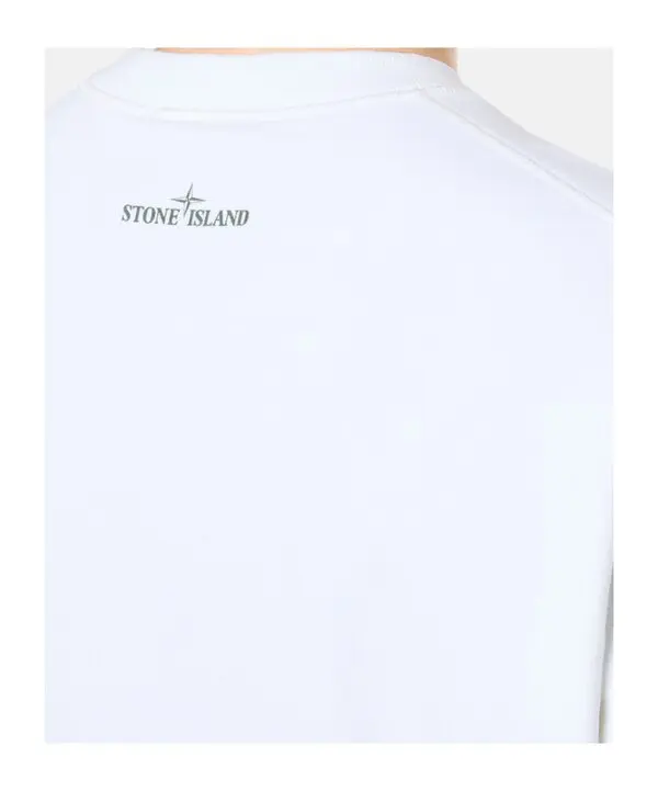 Stone Island Compass Detailed Crewneck Sweatshirt