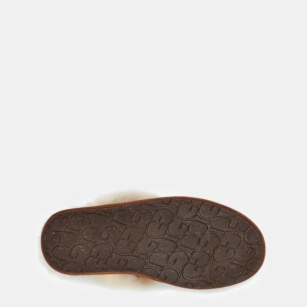 UGG Scuffette Ii Suede Sheepskin Trim Mule Slippers - Brown