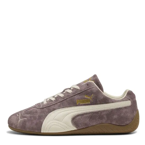 PUMA Suede Low Top Lace-up Sneakers - Gray