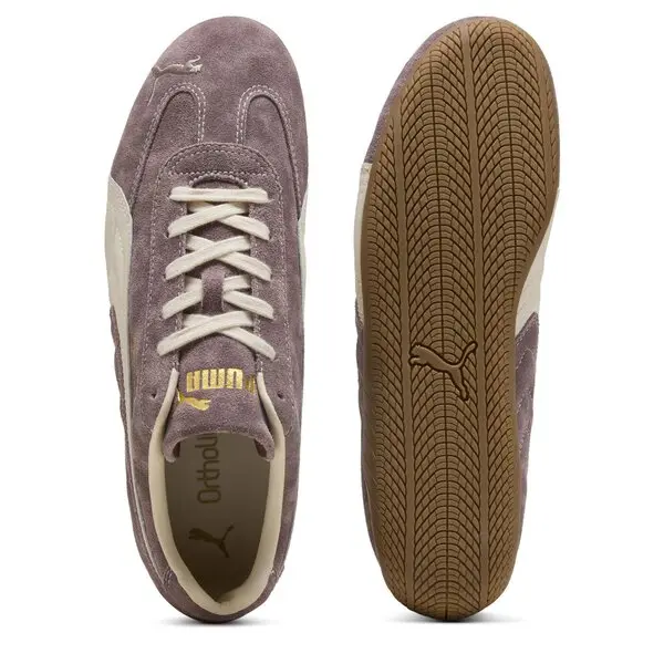 PUMA Suede Low Top Lace-up Sneakers - Gray