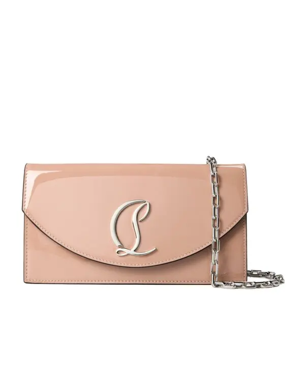 CHRISTIAN LOUBOUTIN Chain Clutch - Nude