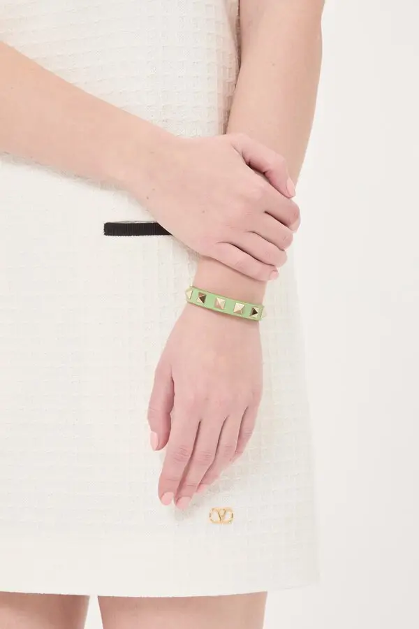 Valentino Garavani Studded Bracelet - Green