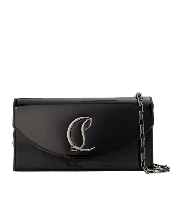 CHRISTIAN LOUBOUTIN Chain Strap Clutch Bag