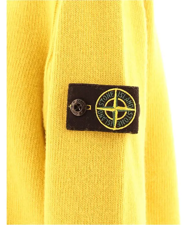Stone Island Compass-patch Crewneck Sweatshirt