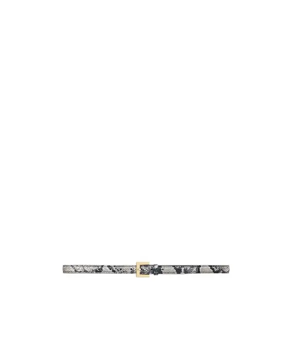 ANINE BING Printed Leather Belt