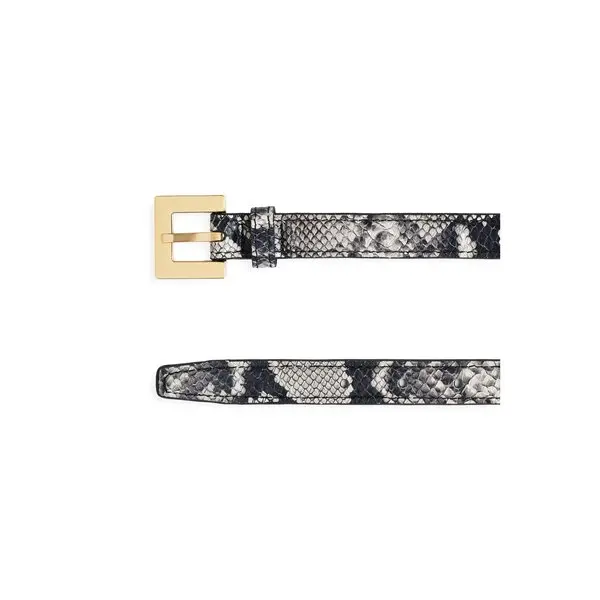 ANINE BING Printed Leather Belt