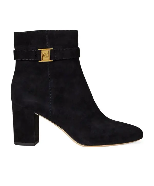 Ralph Lauren Side Zipper Ankle Boots