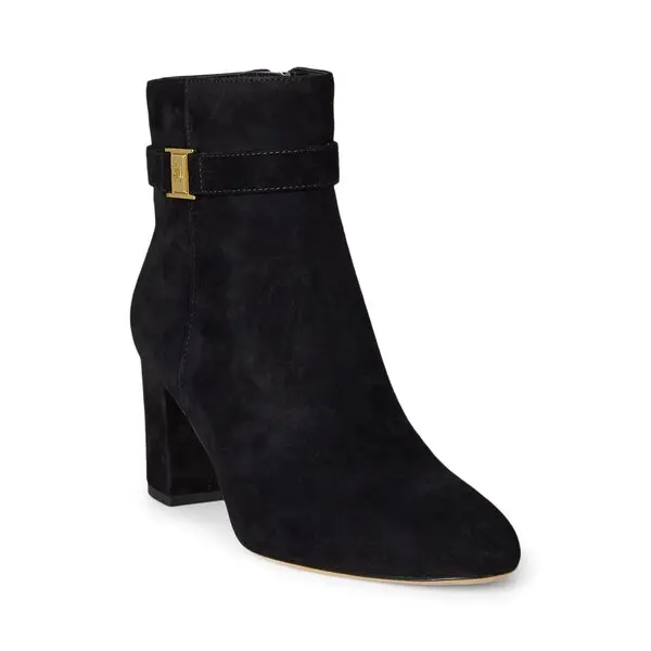Ralph Lauren Side Zipper Ankle Boots