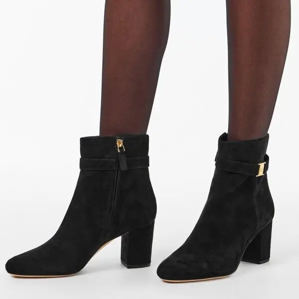 Ralph Lauren Side Zipper Ankle Boots