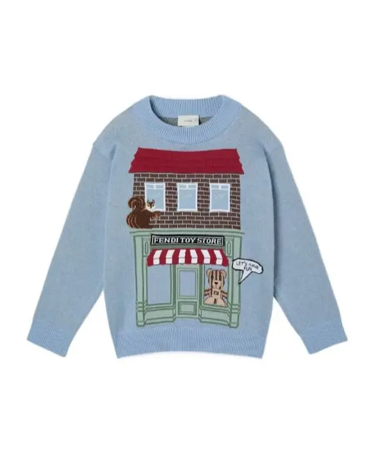 Fendi Toy Store Motif Sweater