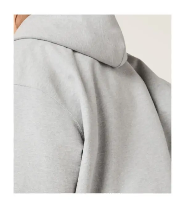 Miu Miu Zipped Drawstring Hoodie