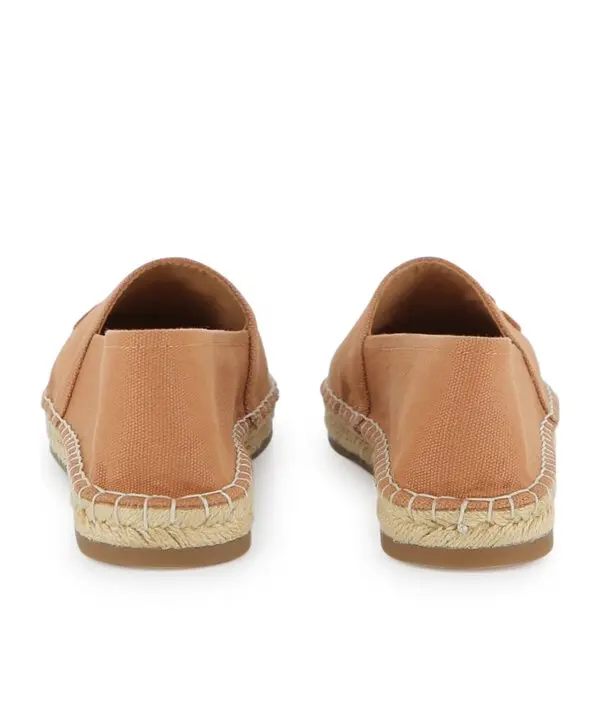 Chloé Front Logo Espadrille Flats - Brown