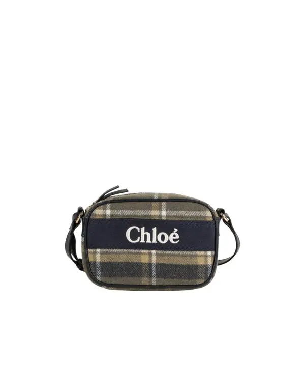 Chloé Logo Shoulder Bag - Black