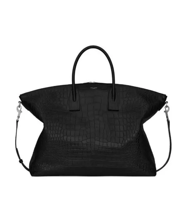 Saint Laurent Logo Handbag - Black