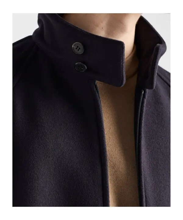 Prada Zip-up Jacket With High Collar