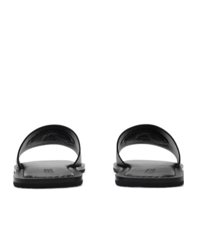 Burberry Leather Knight Stamp Slides