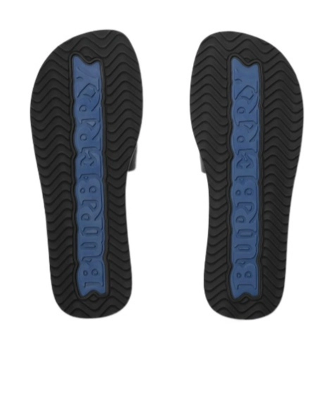 Burberry Leather Knight Stamp Slides