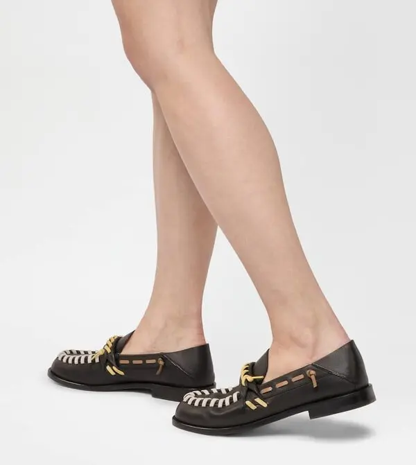 TOD'S Leather Mules With Handcrafted Stitching